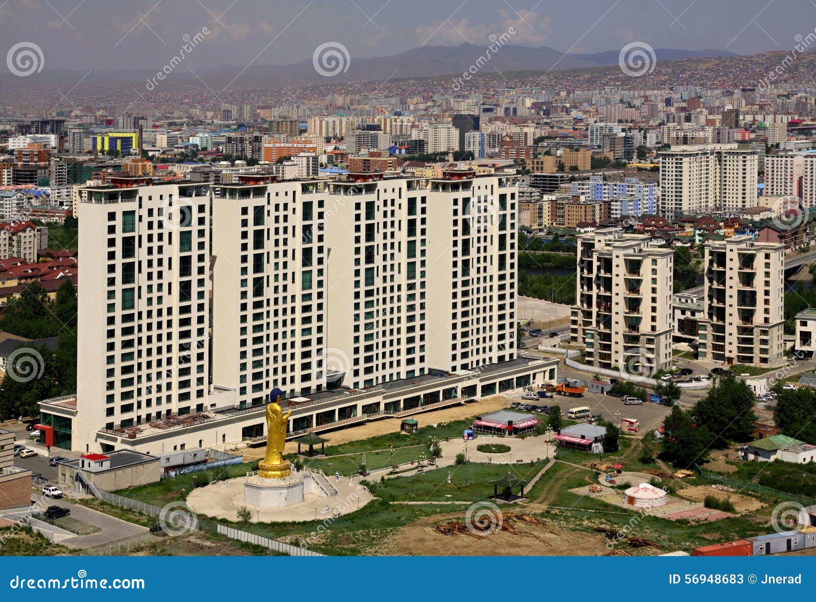 New Buildings in the Capital City Ulaanbaatar,Mongolia Editorial Stock ...