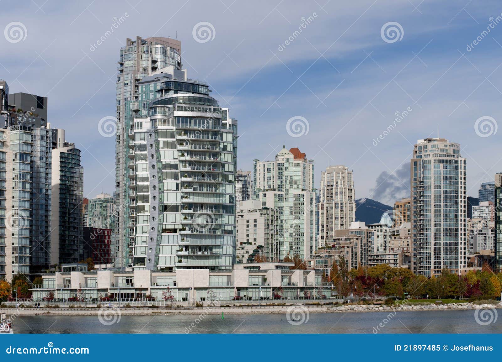 New buildings in Vancouver stock image. Image of columbia - 21897485