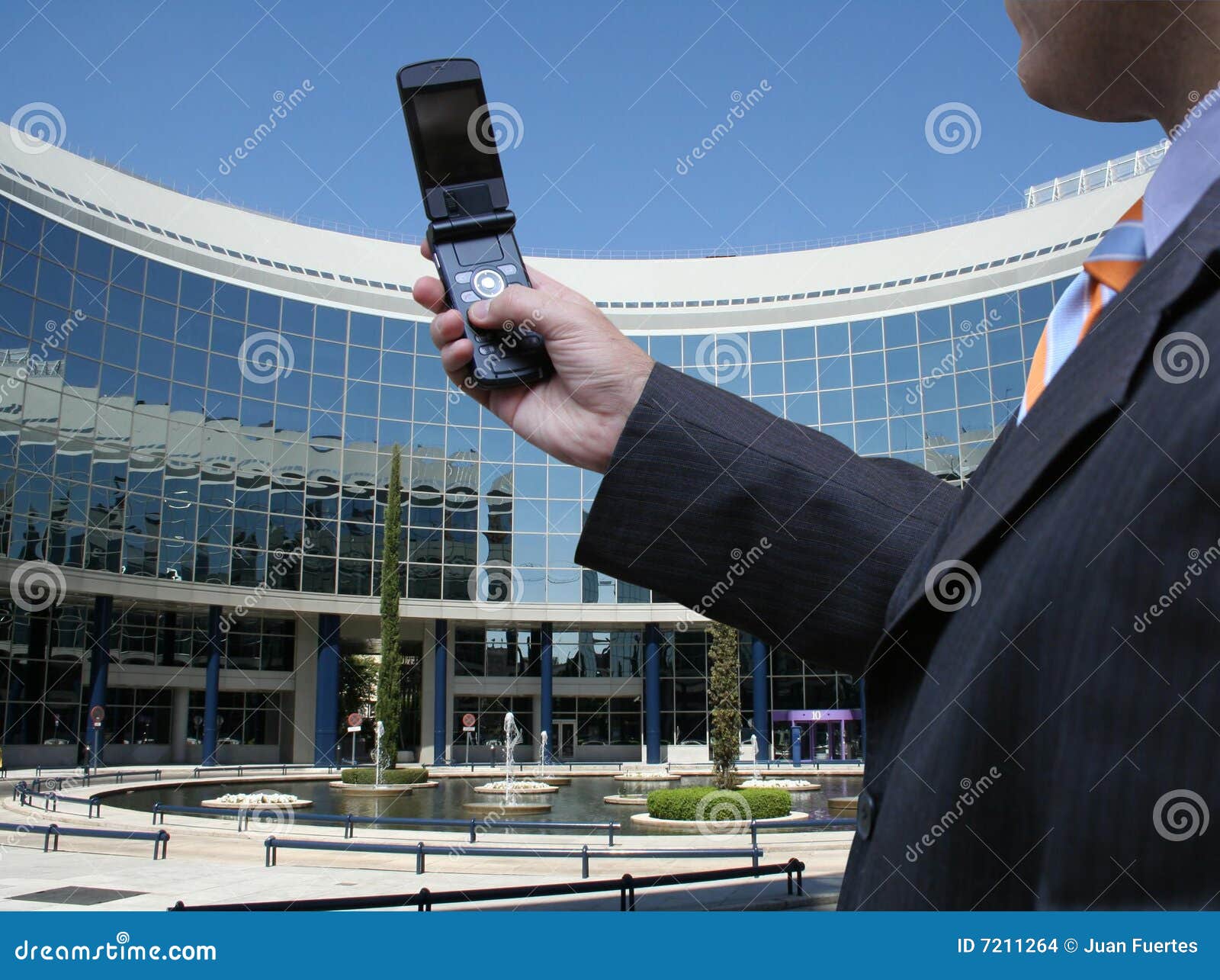 New Business Connection stock photo. Image of blue, financial - 7211264