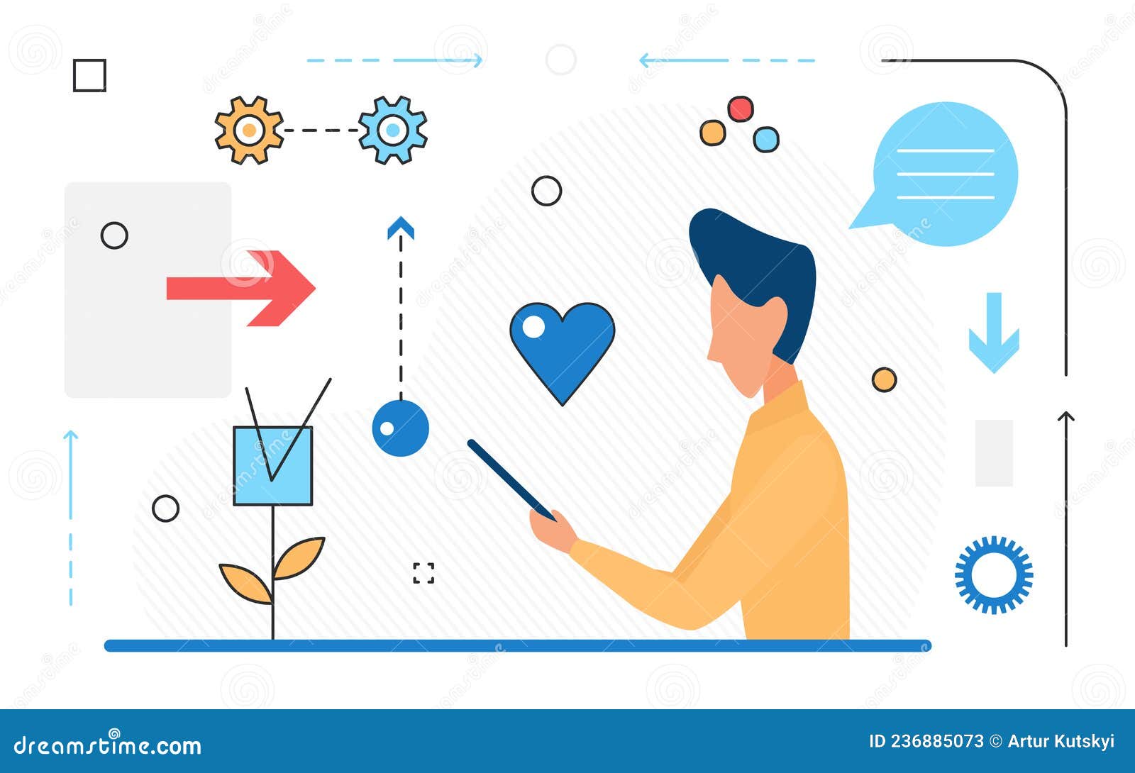 Idea Implementation Matrix - Business Plan Success Stock Image ...