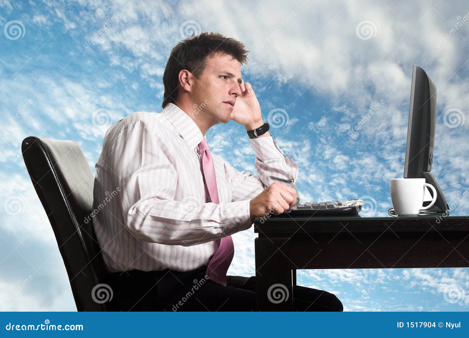 New Business Horizon stock photo. Image of portrait, equipment - 1517904