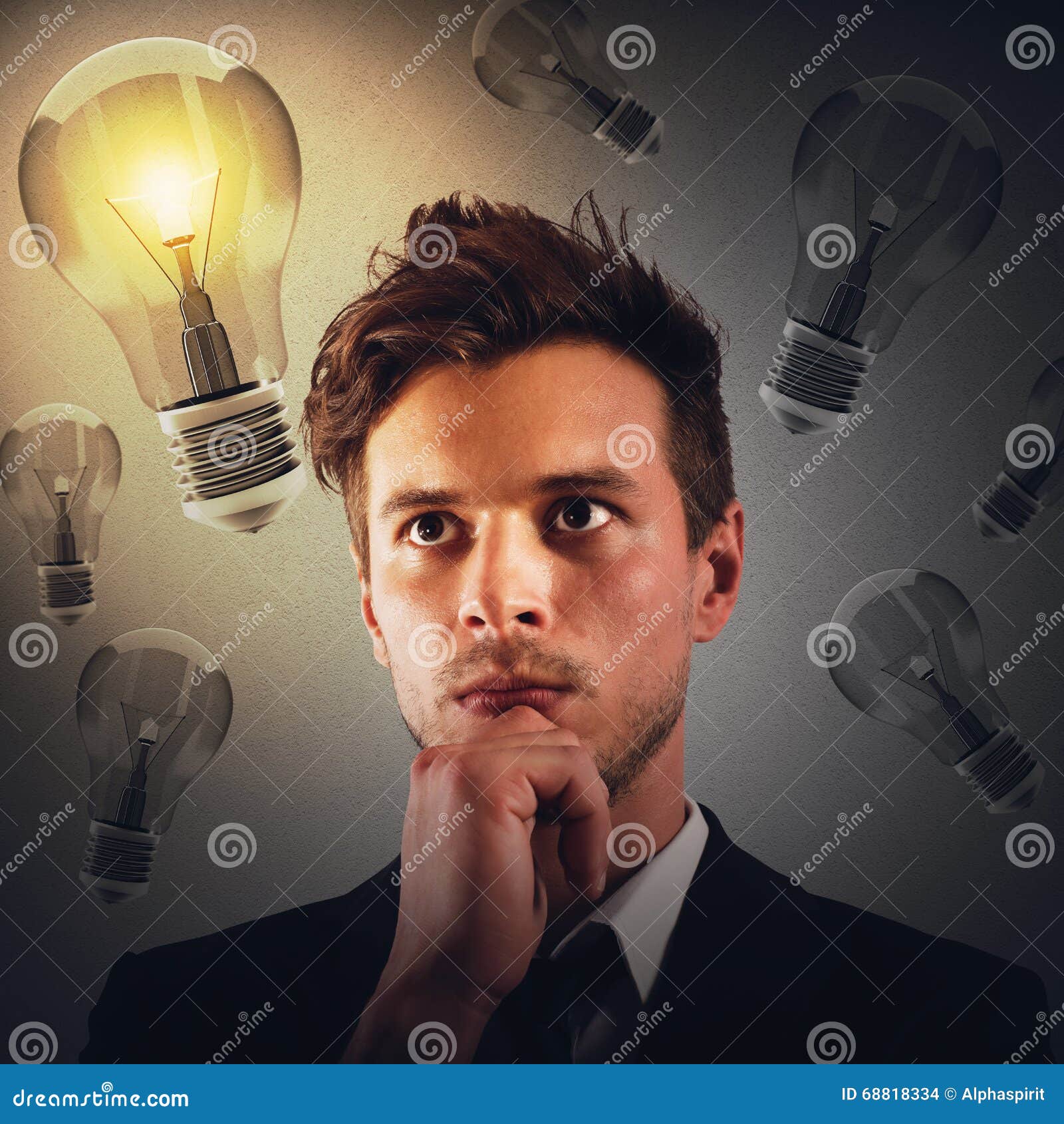 New business idea stock photo. Image of light, innovation - 68818334