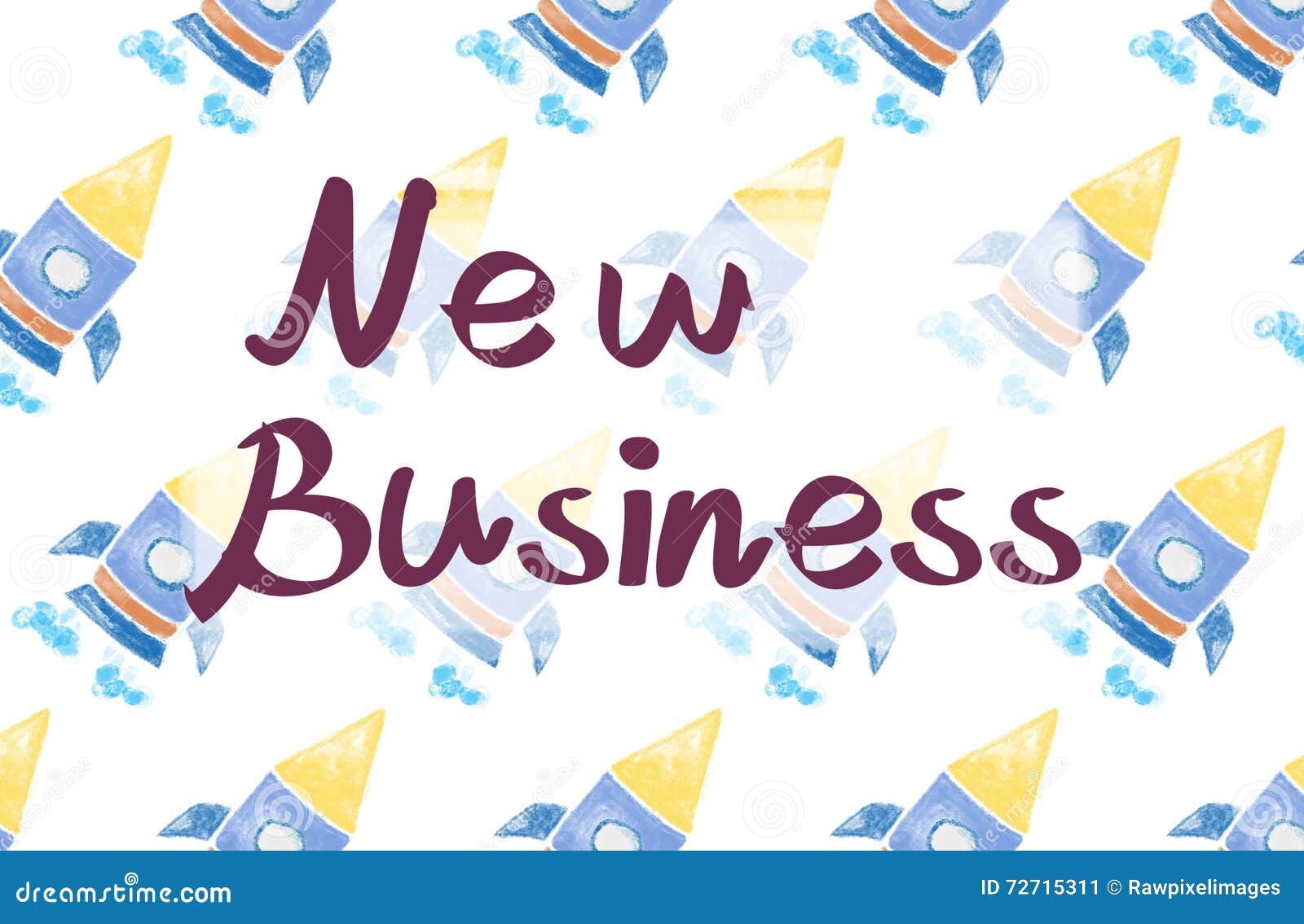 New Business Launch Growth Introduce Success Concept Stock Illustration ...