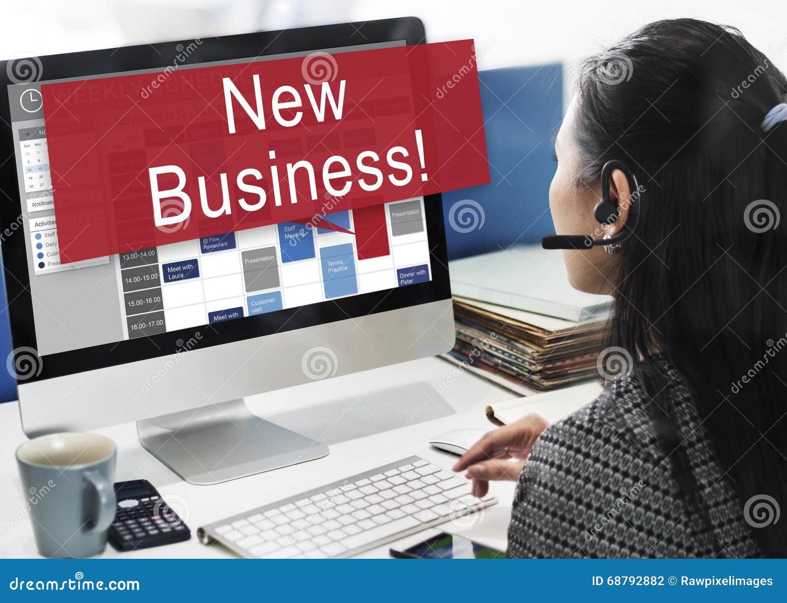 New Business Launch Innovation Startup Concept Stock Photo - Image of ...