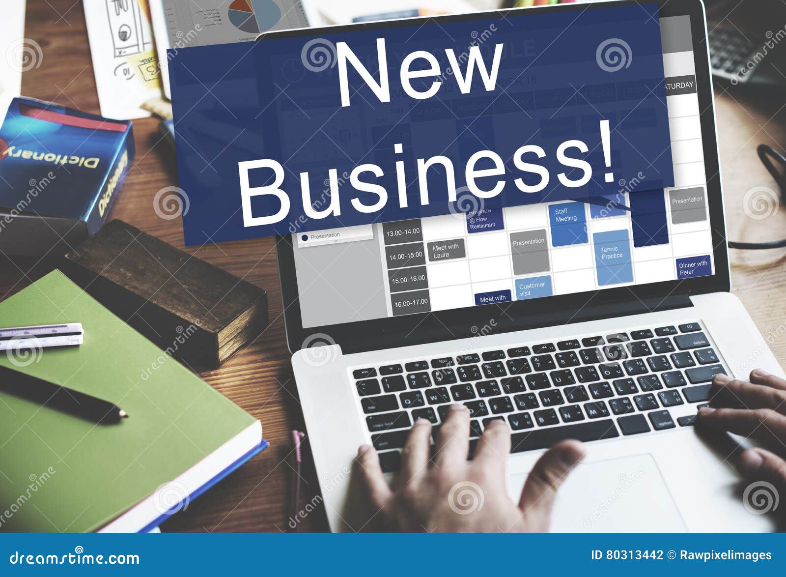 New Business Launch Innovation Startup Concept Stock Photo - Image of ...