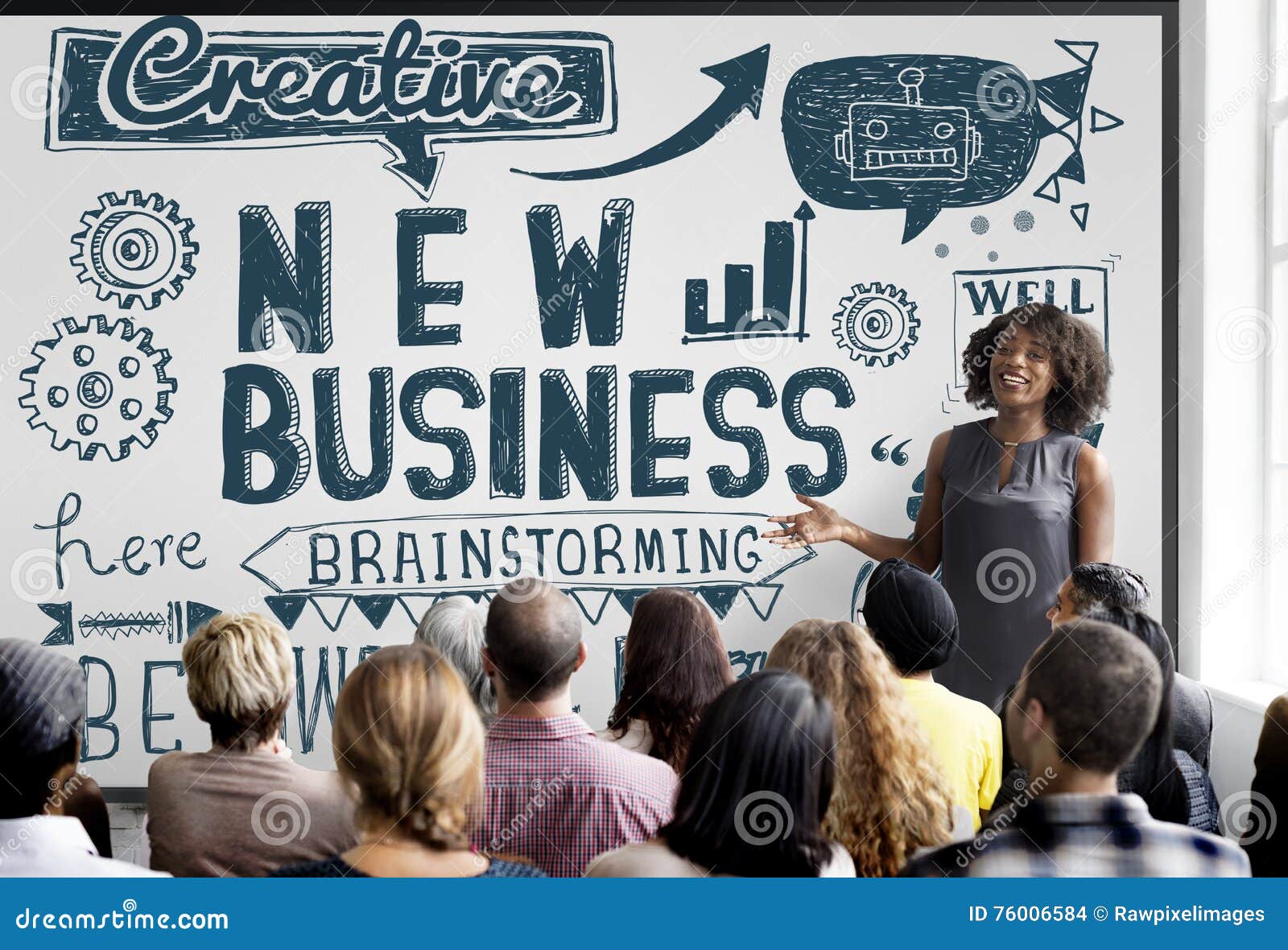 New Business Launch Start Up Vision Concept Stock Photo - Image of ...