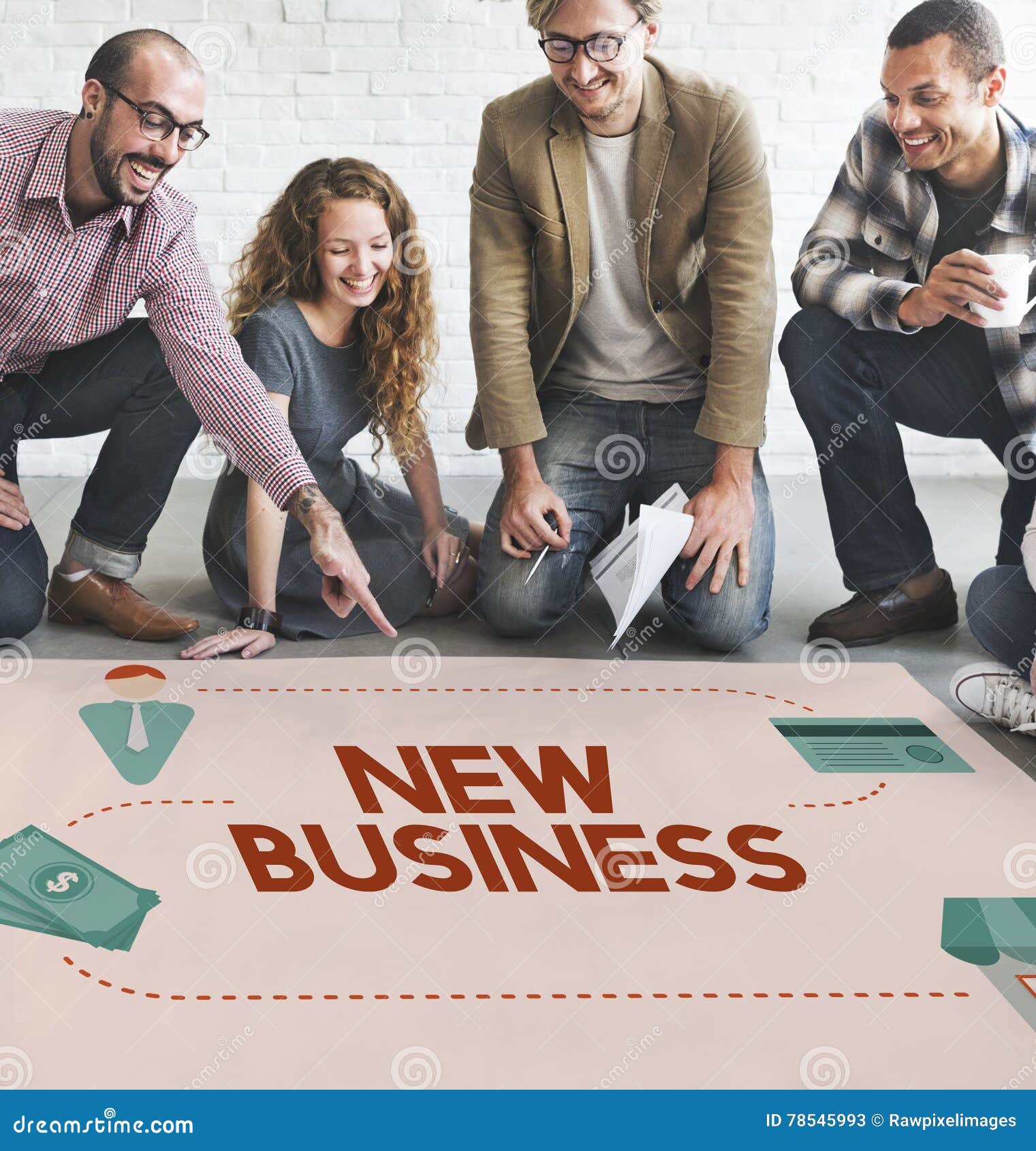 New Business Start Up Fresh Ideas Vision Concept Stock Image - Image of ...