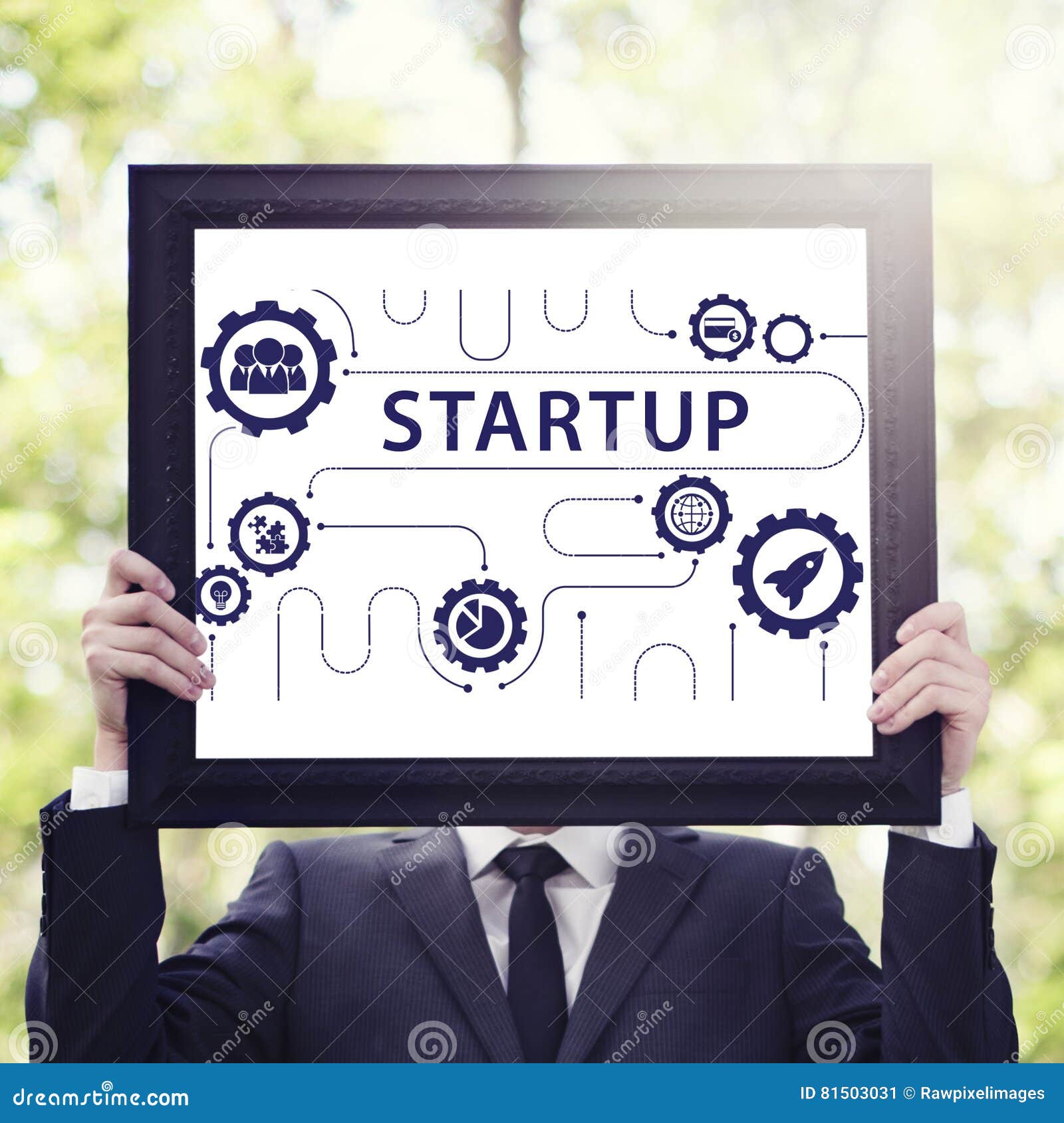 New Business Startup Graphics Concept Stock Image - Image of advertise ...