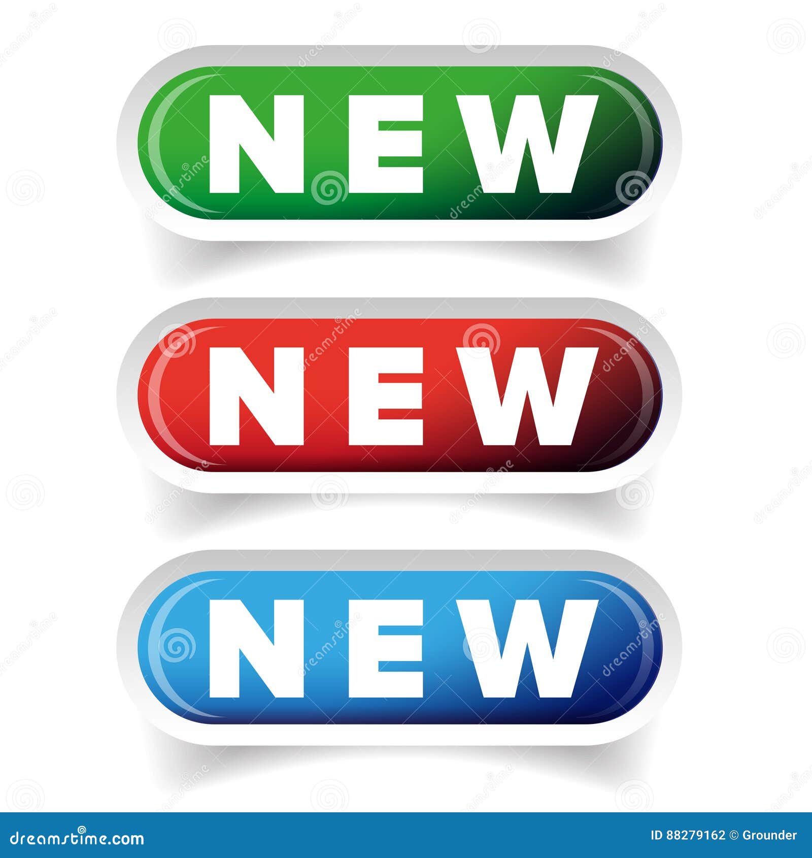New button glossy bar stock vector. Illustration of product - 88279162
