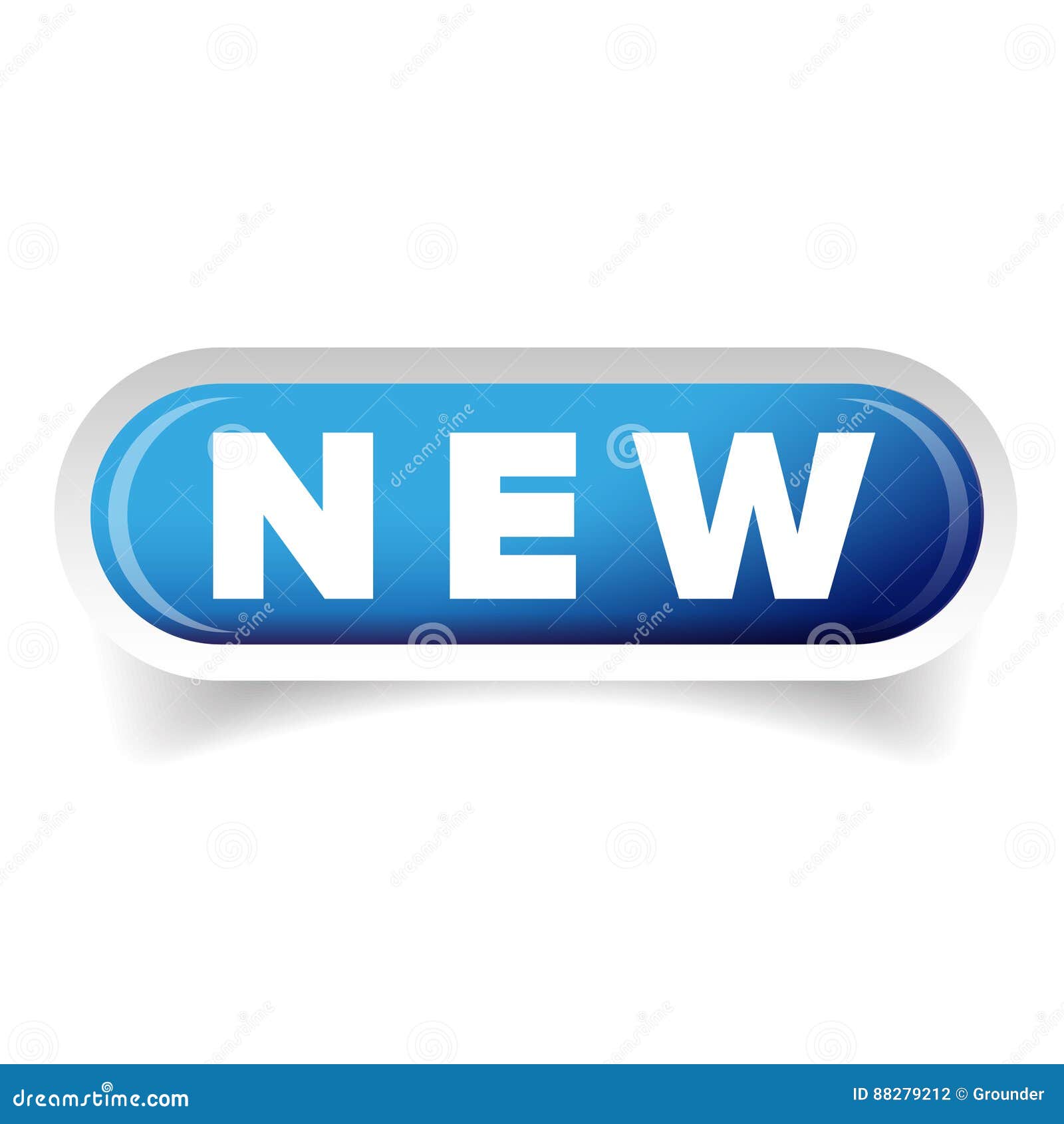 New button glossy bar stock vector. Illustration of blue - 88279212