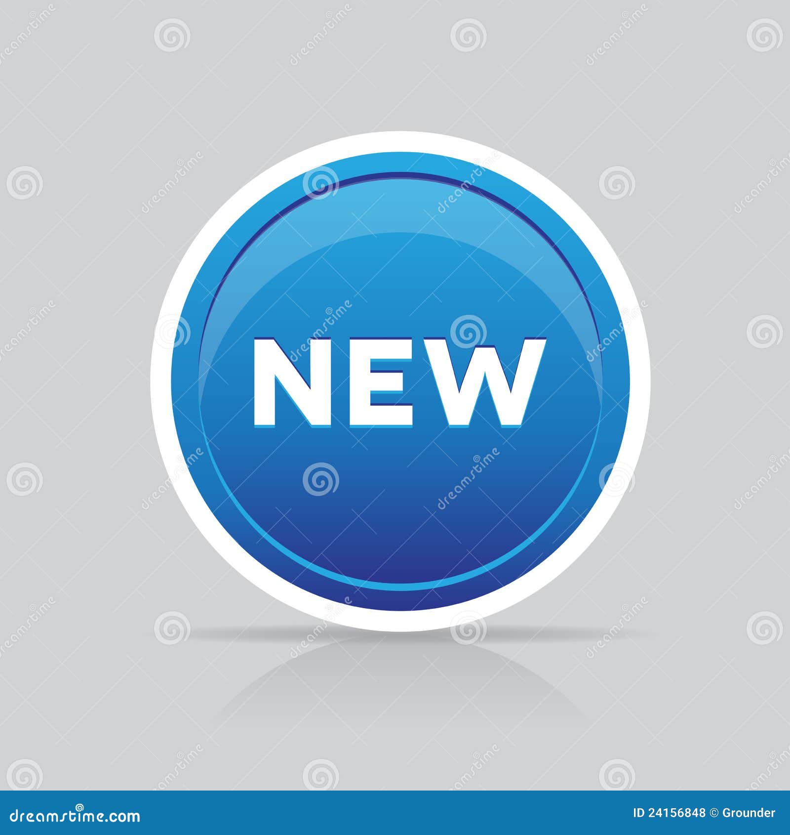 New button vector stock vector. Illustration of icon - 24156848