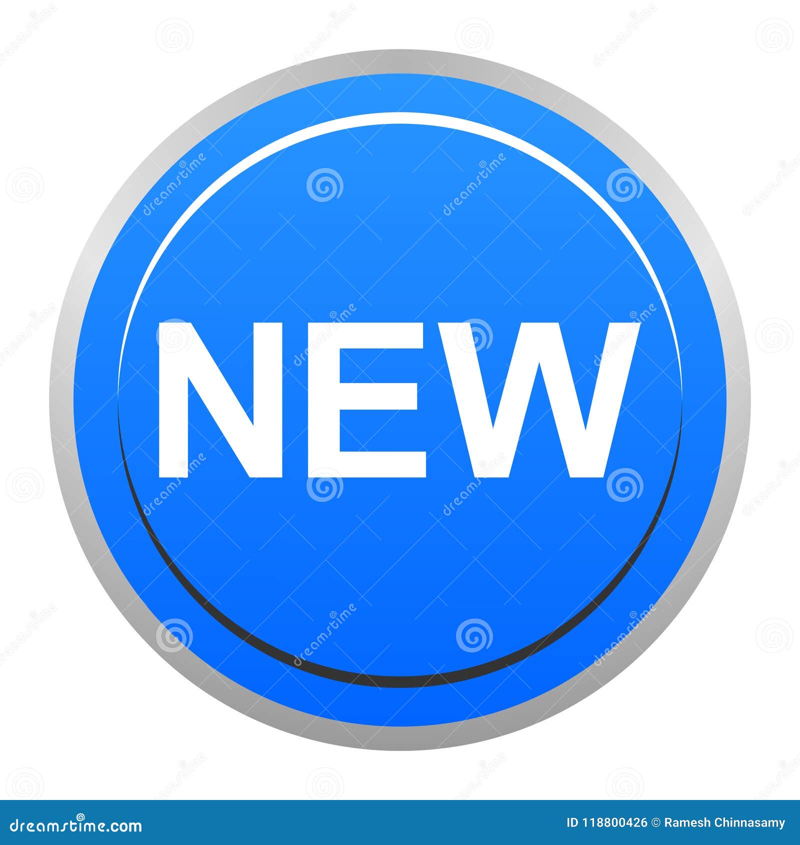 New button stock vector. Illustration of communicate - 118800426