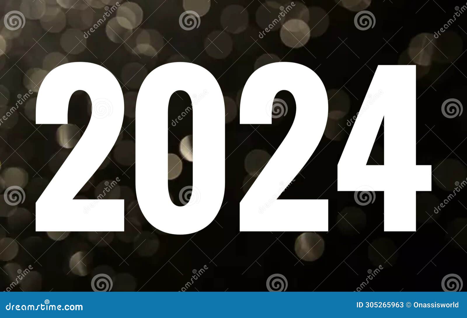 New Calendar Year 2024 Abstract Background Stock Illustration ...