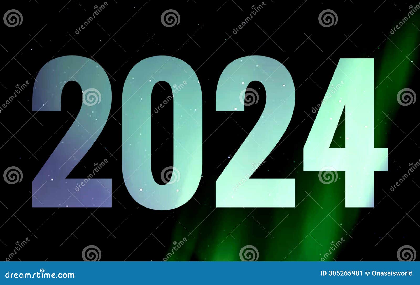 New Calendar Year 2024 Abstract Background Stock Illustration ...