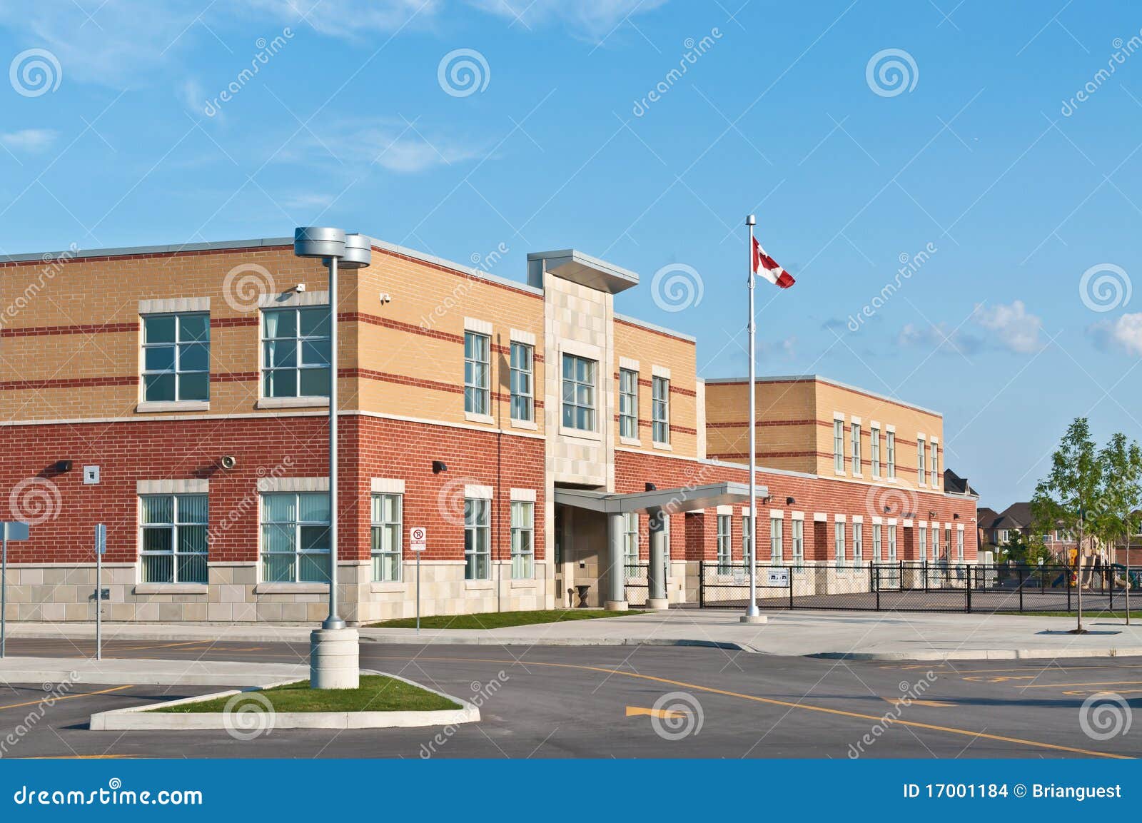 Modern Elementary School Building