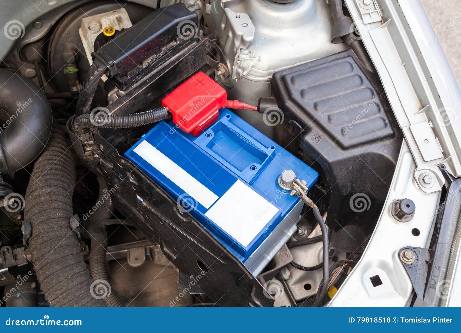 New Car battery stock photo. Image of plastic, power - 79818518