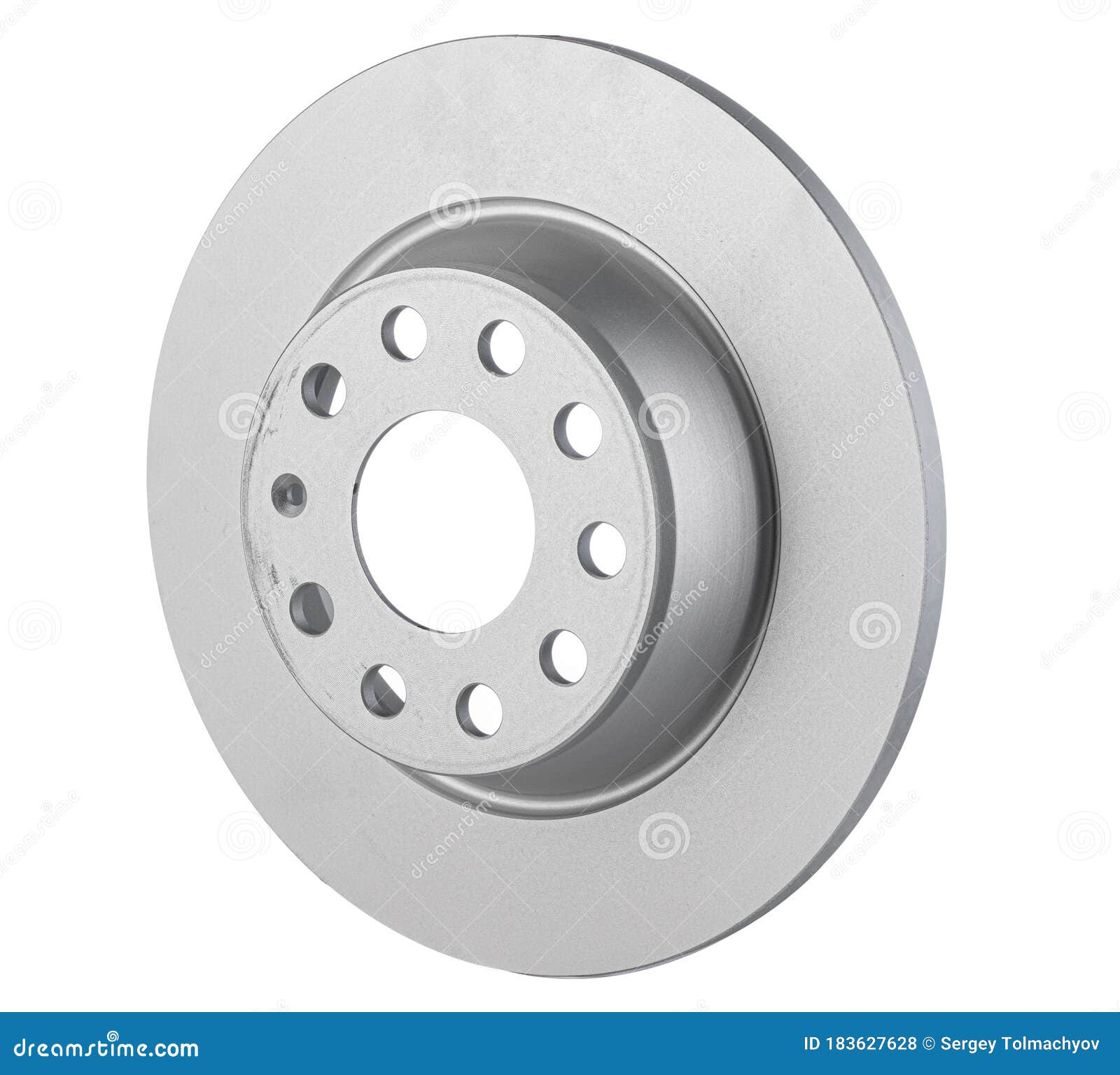 New Car Brake Disk Isolated on White. Stock Photo - Image of road ...