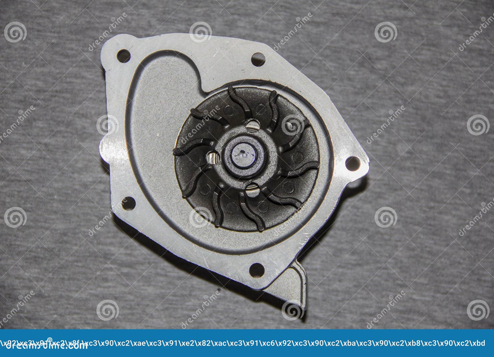 Internal Combustion Engine Cooling Pump. Stock Photo - Image of pump ...