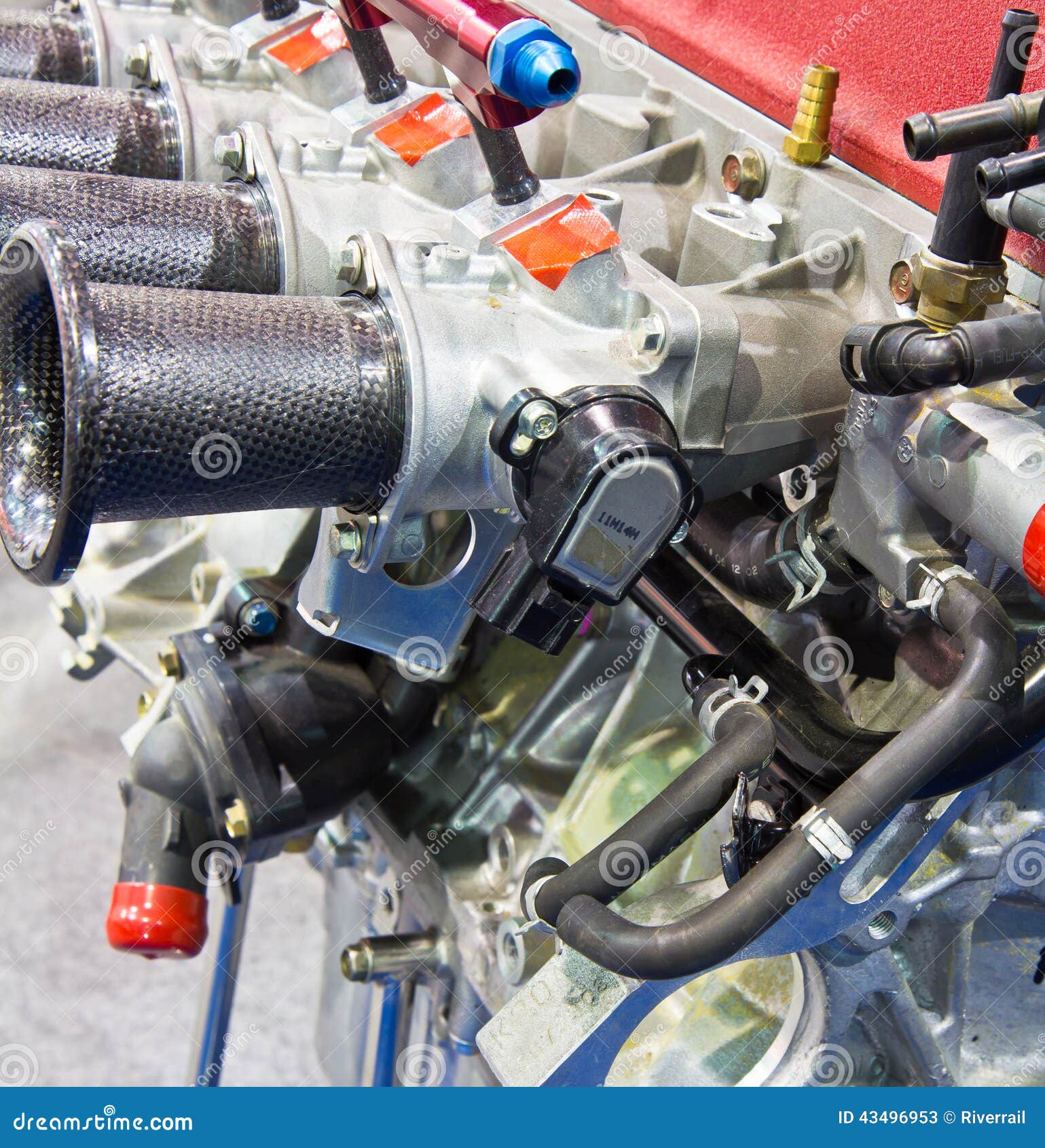 New car engine stock image. Image of engine, concept - 43496953