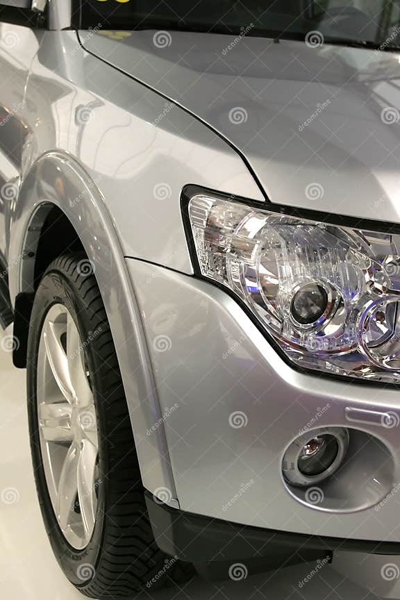 New car front view stock photo. Image of transportation - 4614594