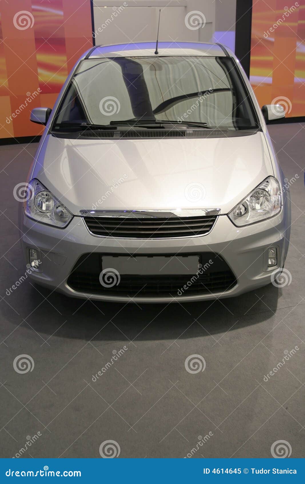 New car front view stock image. Image of lights, auto - 4614645