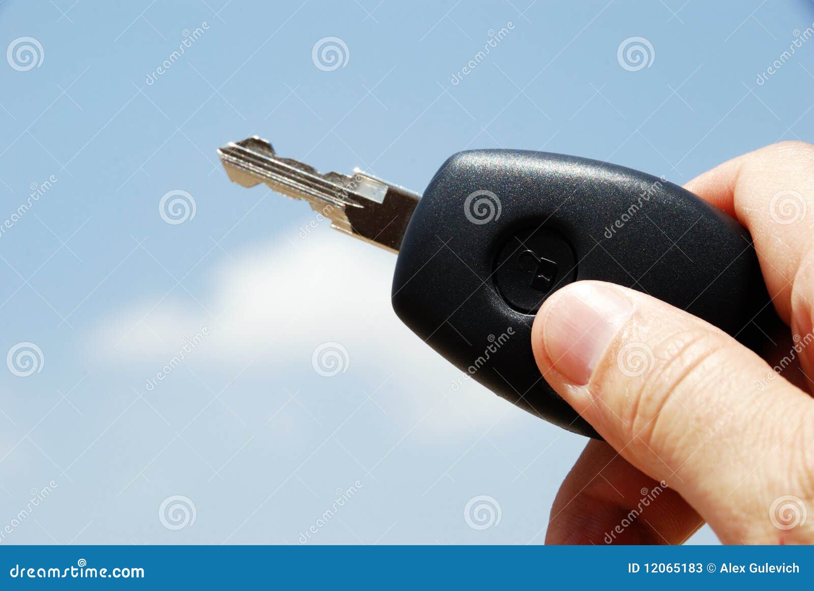New car key stock image. Image of sales, finger, lock - 12065183
