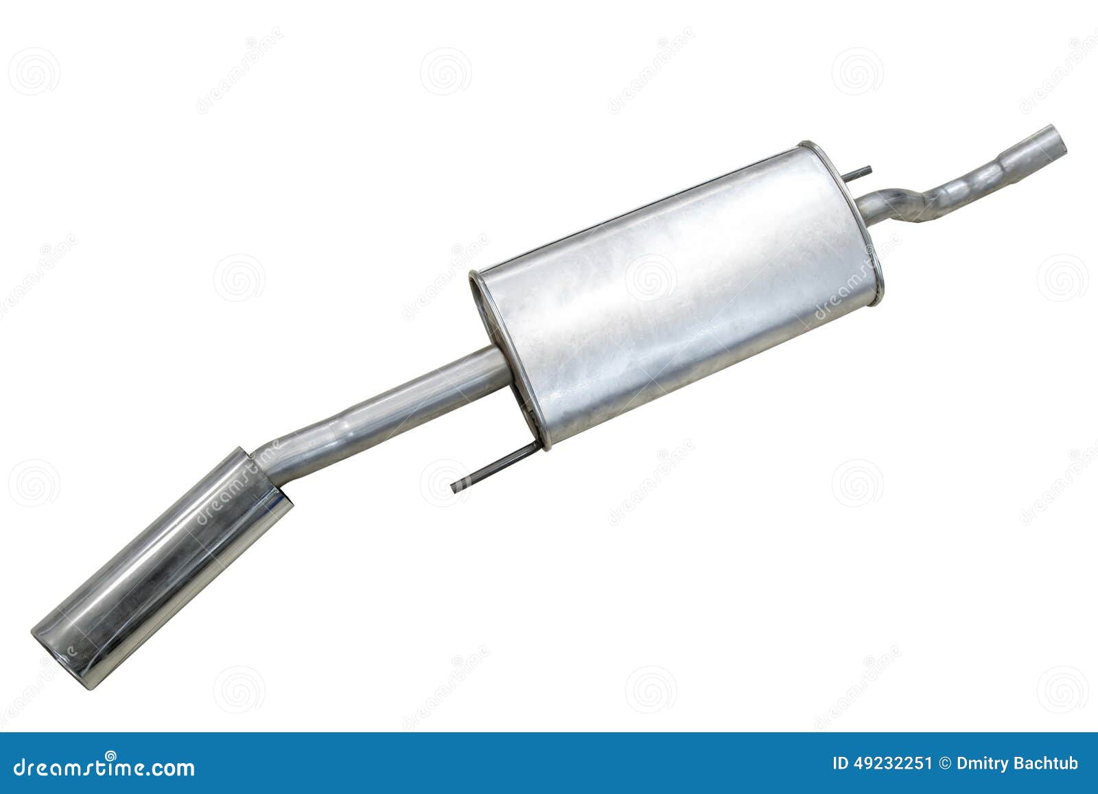 New Car Muffle stock image. Image of isolated, clipping - 49232251