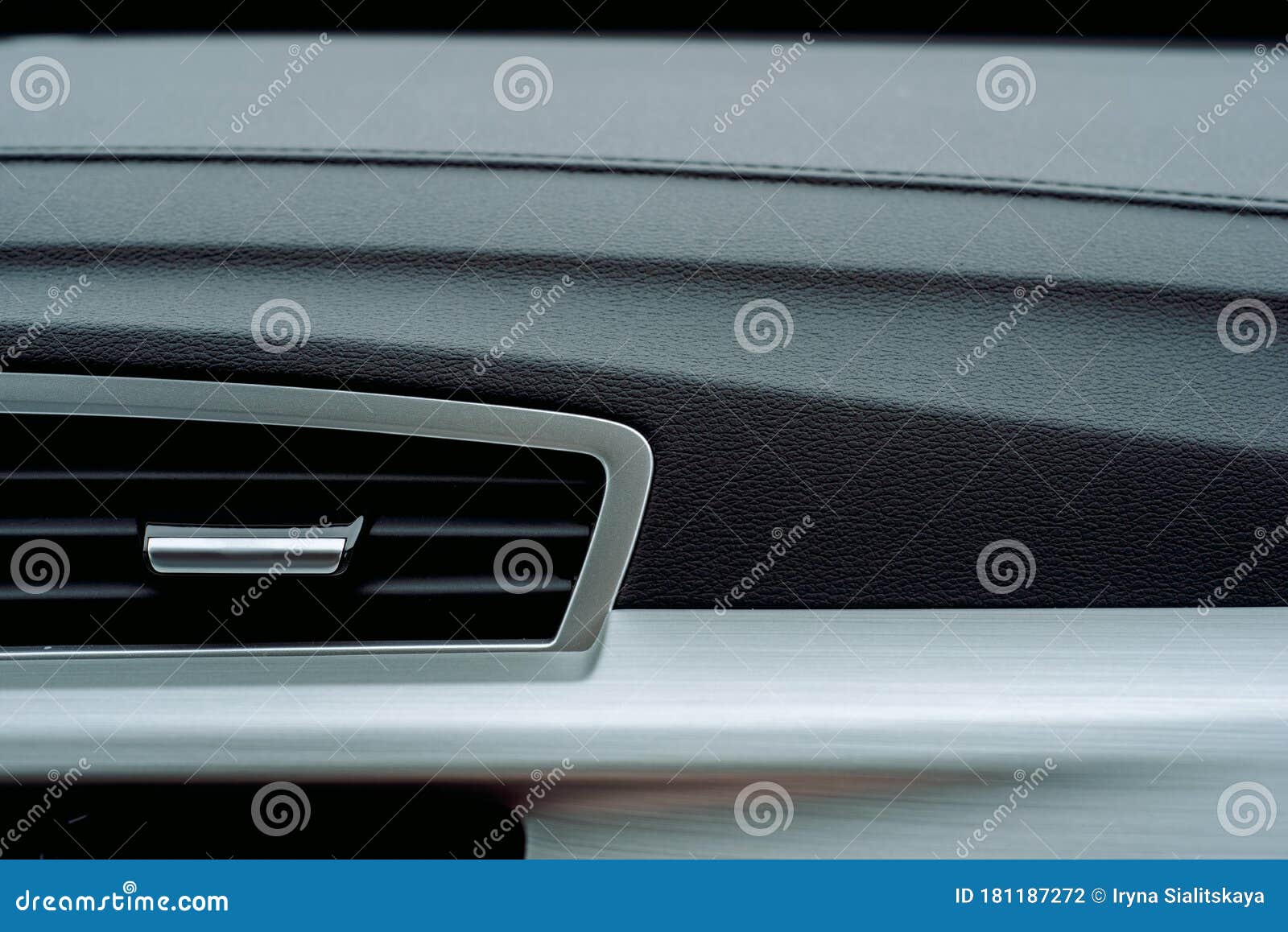 New Car, Radiator in the Control Panel. Technology Concept Stock Photo ...