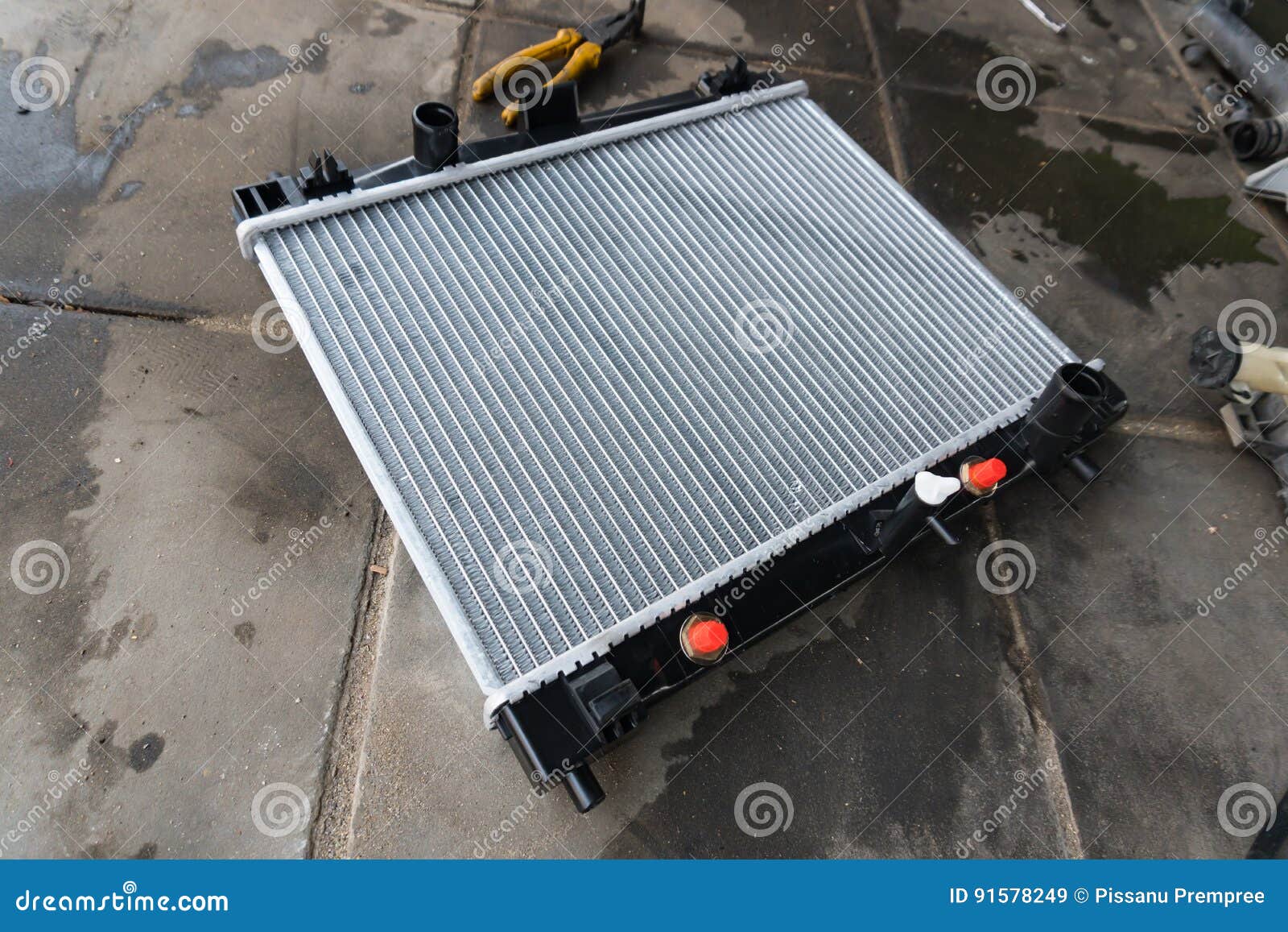 New car radiator stock image. Image of spare, objects - 91578249