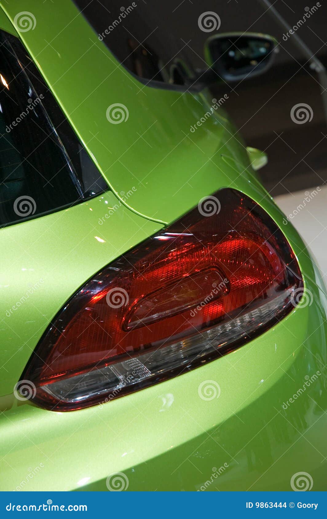 New car - rear light stock photo. Image of european, light - 9863444