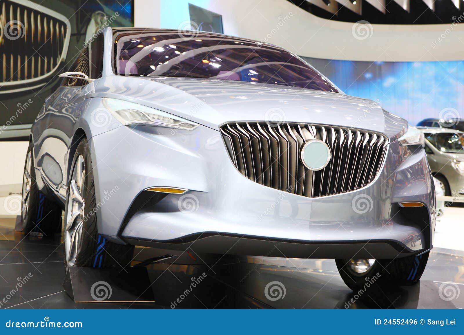 New car reveal in show editorial photo. Image of gentry - 24552496