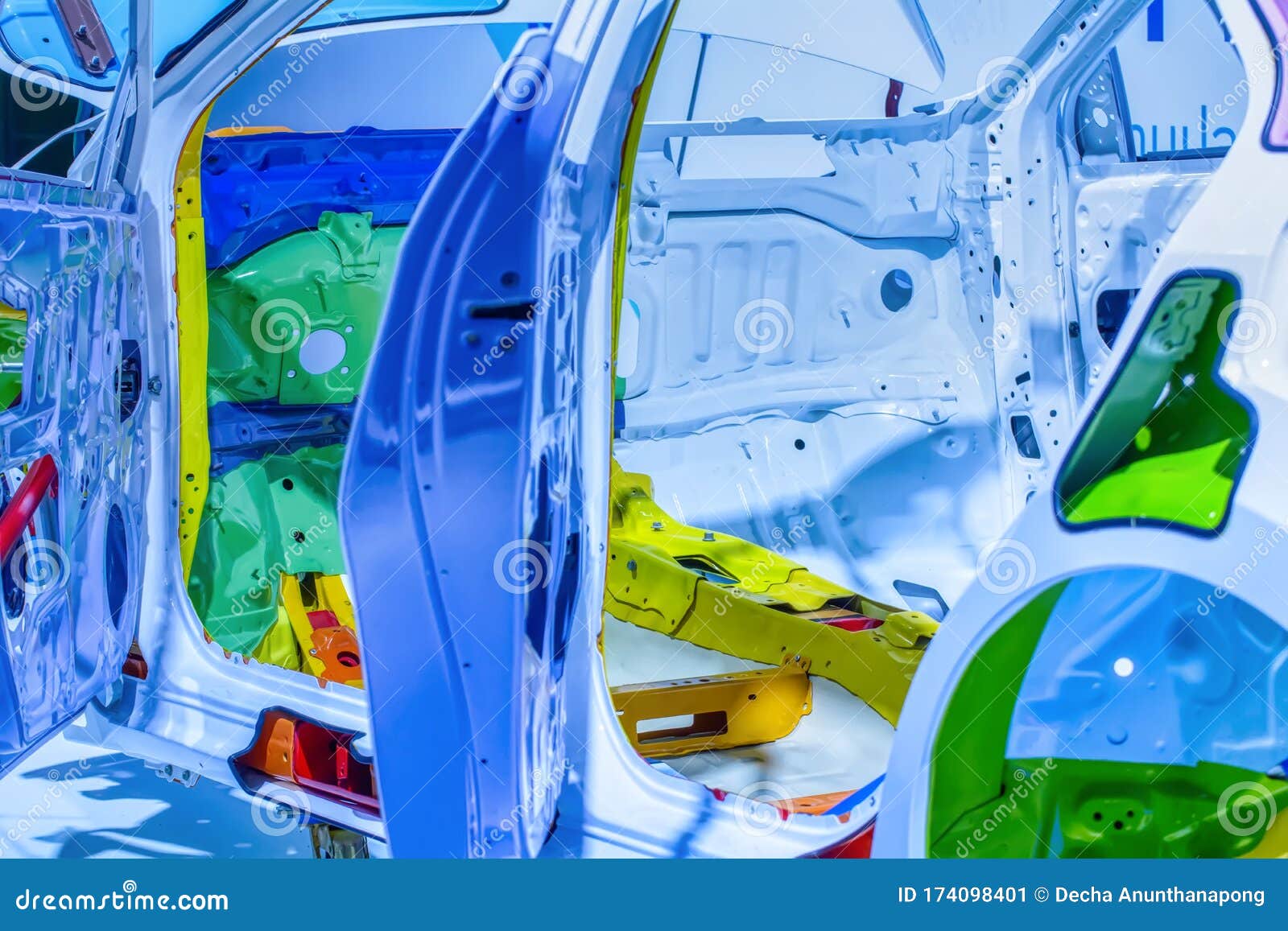 Car structure stock image. Image of engineering, machine - 174098401