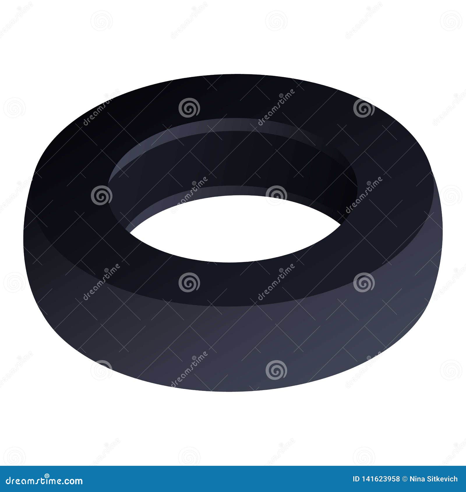 New Car Tire Icon, Isometric Style Stock Vector - Illustration of ...