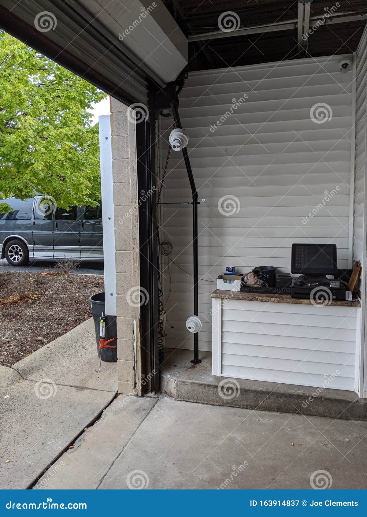 New Car Wash Security Drive through Features Stock Image - Image of ...