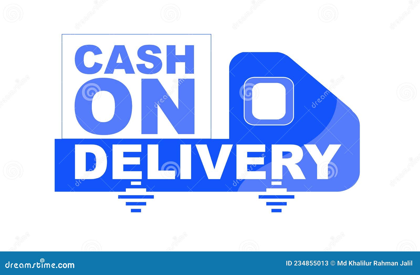 New Cash on Delivery Design Stock Vector - Illustration of glamour ...