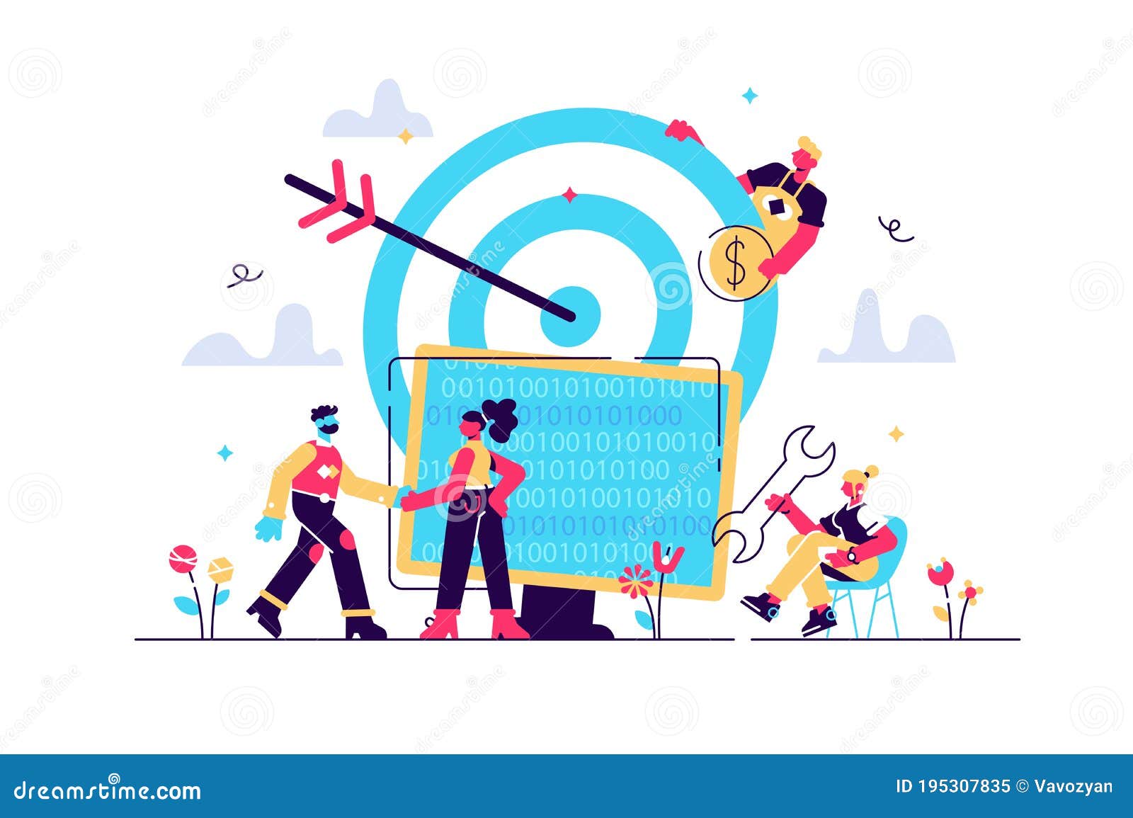 Team Rise Logo Design Cartoon Vector | CartoonDealer.com #237773307