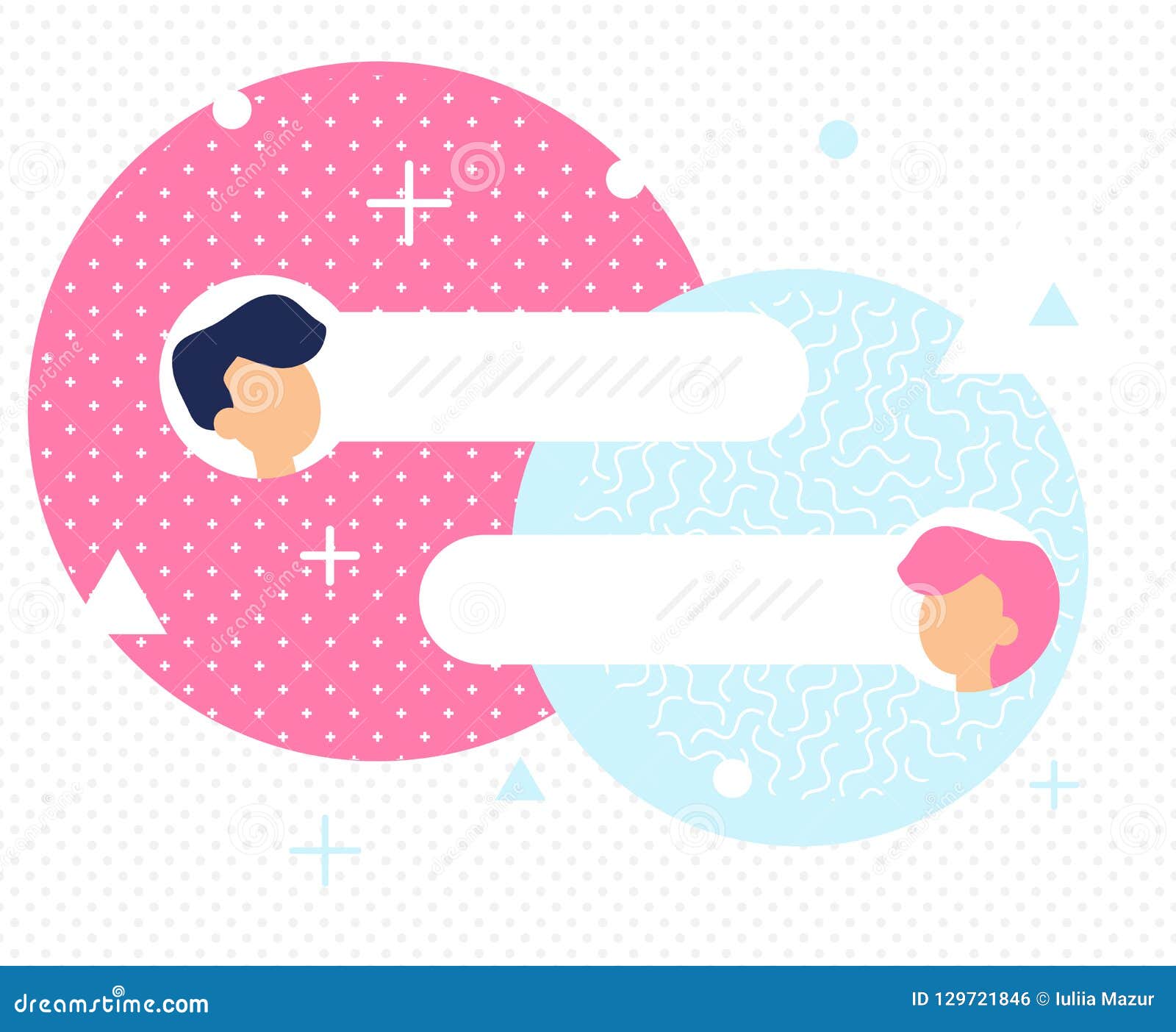 New Chat Messages Flat Design Stock Vector - Illustration of chatting ...