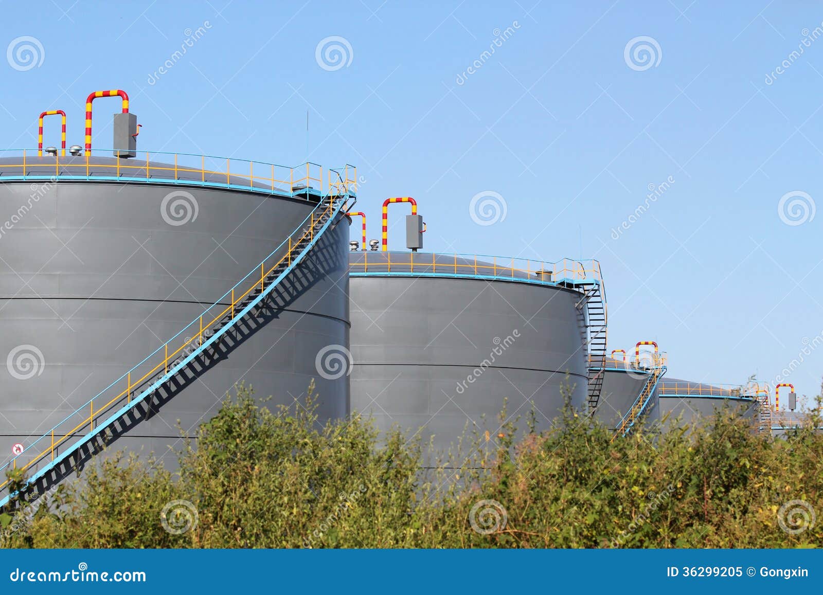 New chemical storage tank stock image. Image of brown - 36299205