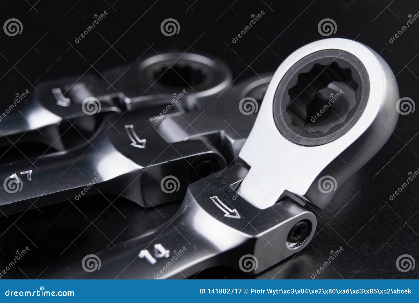 New Chrome-plated Key Ring with Latch. Accessories for a Mechanic on a ...