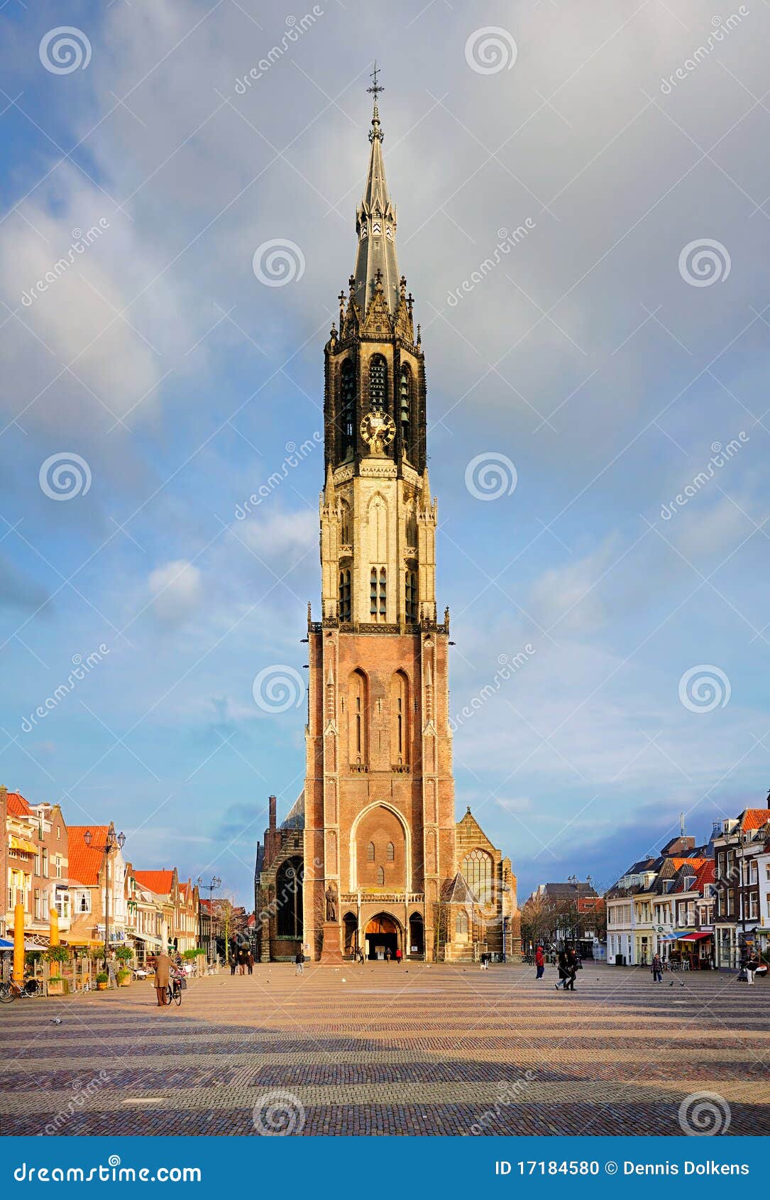 New Church, Delft editorial image. Image of tower, blue - 17184580