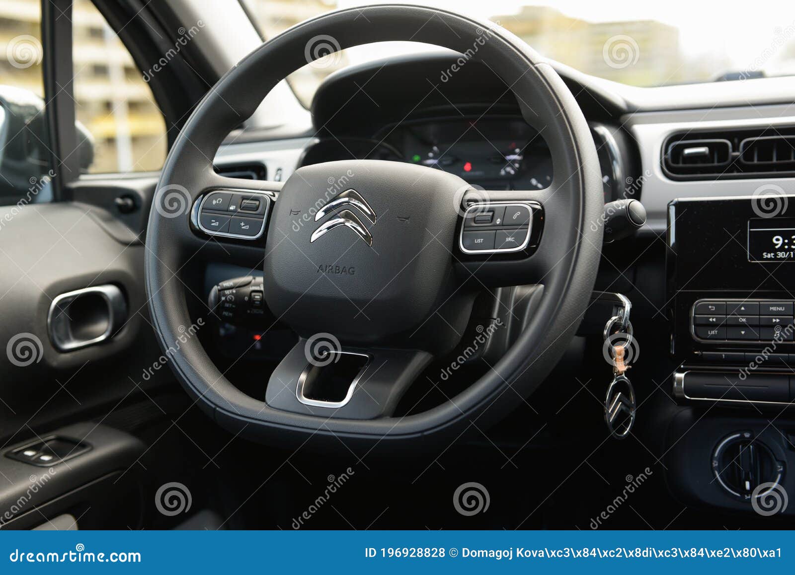 New Citroen C3 2019 Model Interior Design Editorial Stock Photo - Image ...