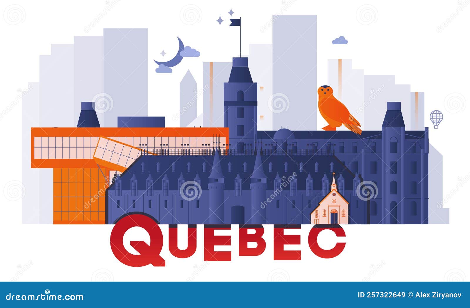 Detailed Map Of Quebec, Canada Cartoon Vector | CartoonDealer.com #5358839