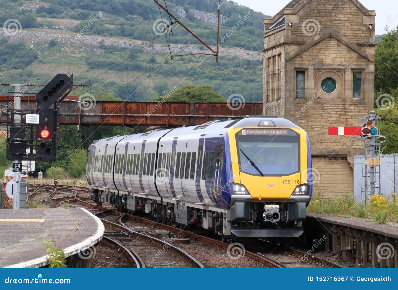 New Class 195 Civity Dmu Train at Carnforth Editorial Photography ...