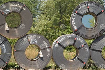 New Coils stock photo. Image of storage, metal, industries - 17420