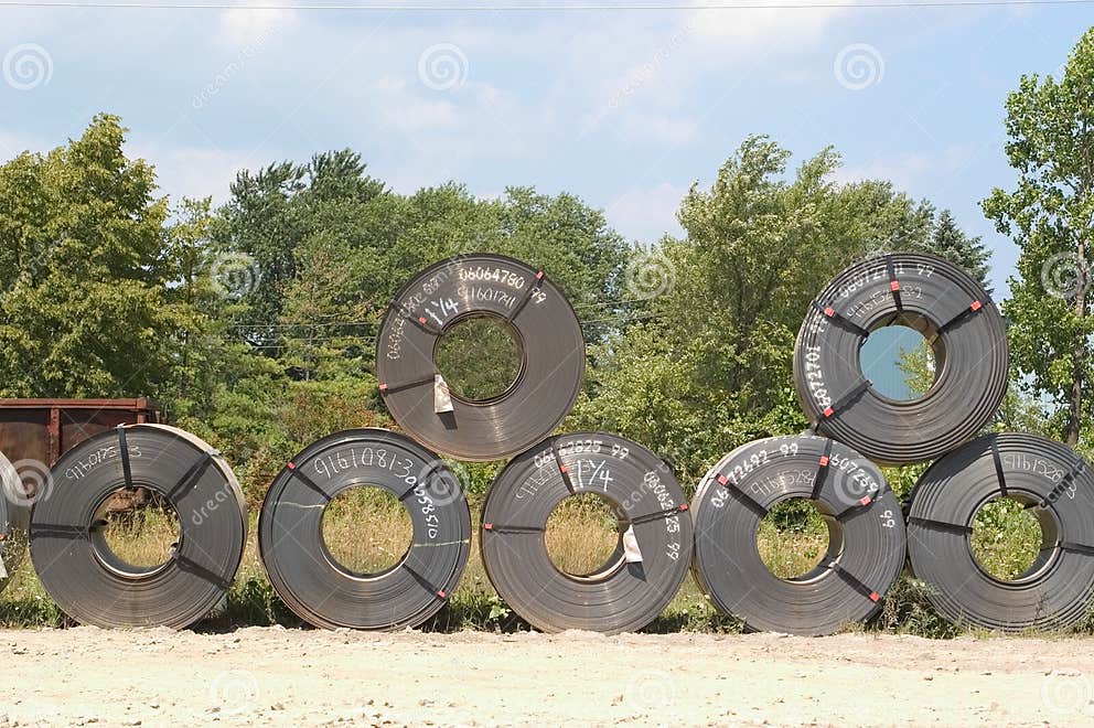 New coils stock photo. Image of industries, steel, manufacturing - 17422