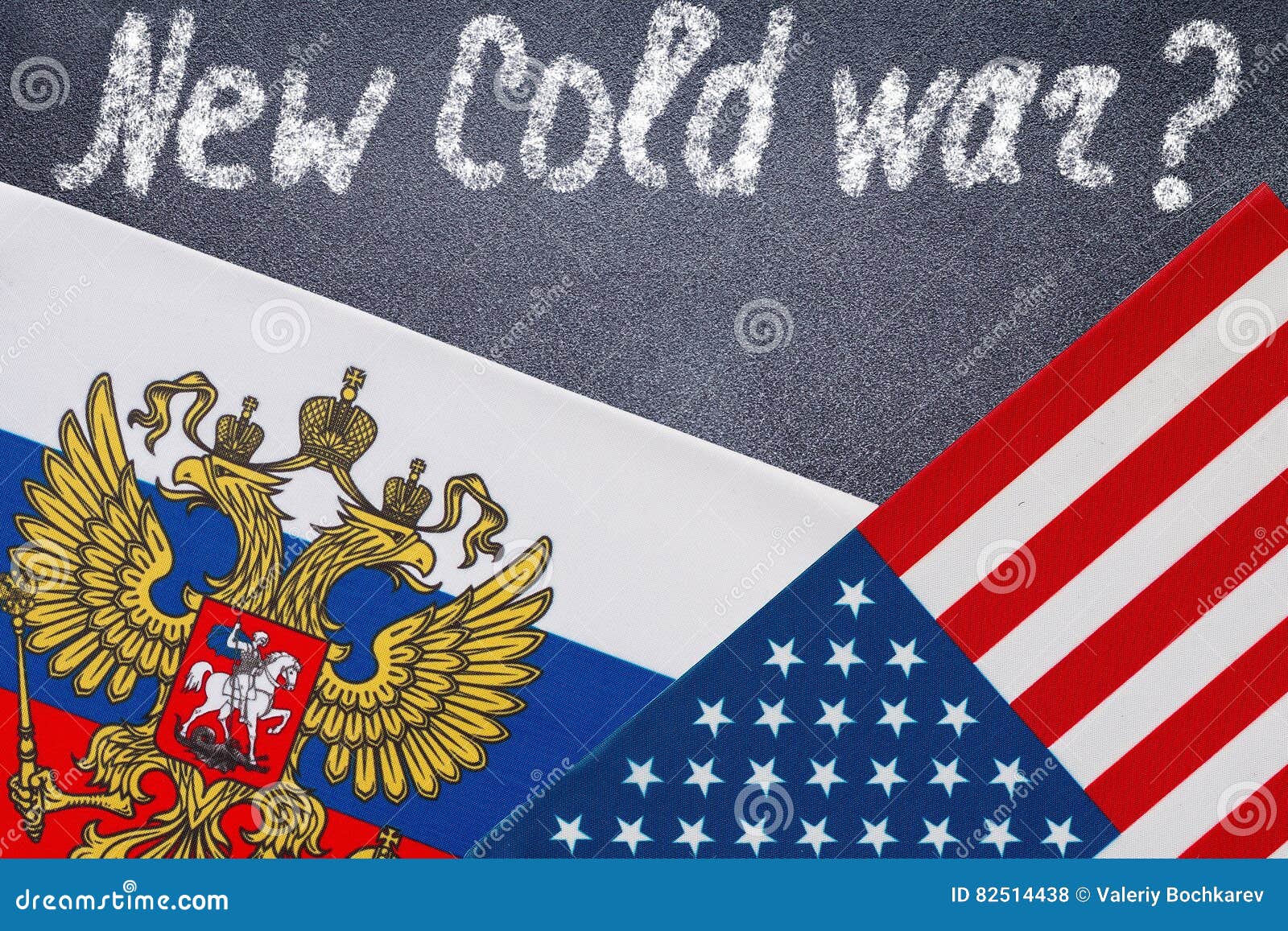 New Cold War Text Written on Chalkboard Stock Photo - Image of angry ...