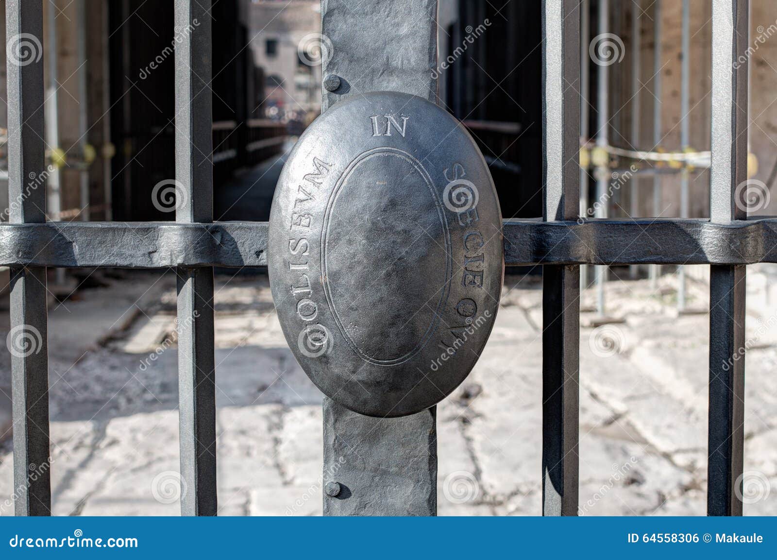 New Coliseum gate stock photo. Image of gate, landmark - 64558306