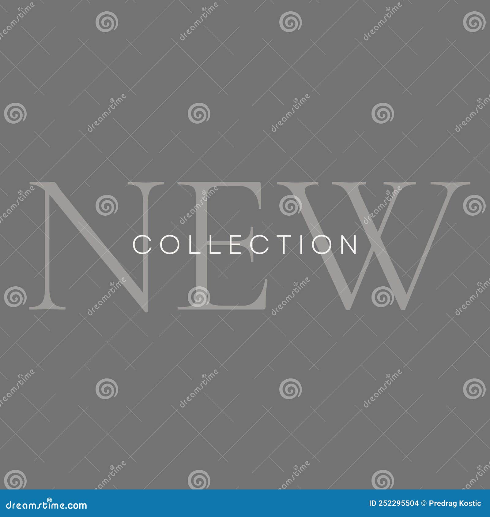 New collection banner stock illustration. Illustration of retail ...