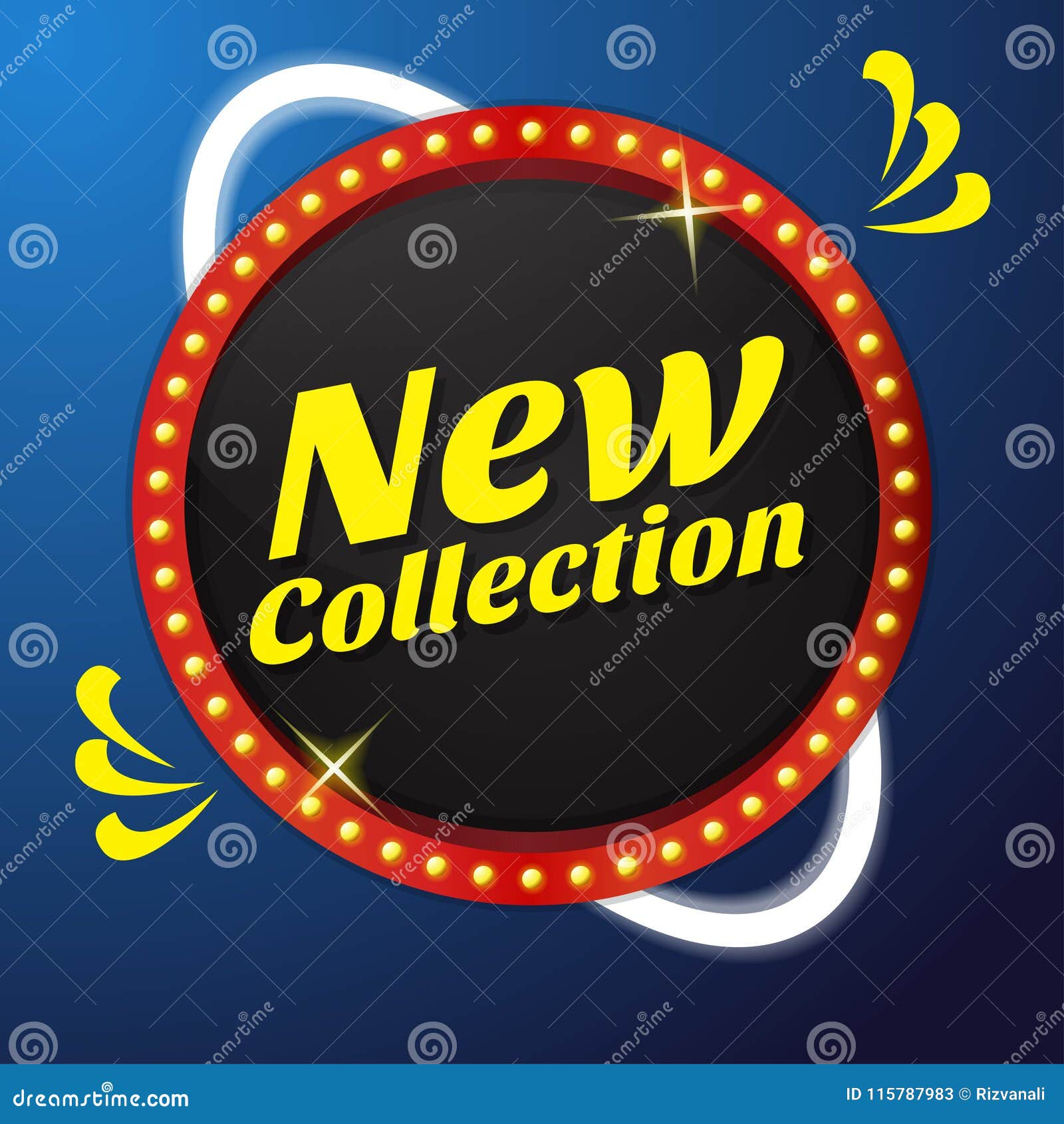 New Collection Vector Icon Button Design Stock Vector - Illustration of ...