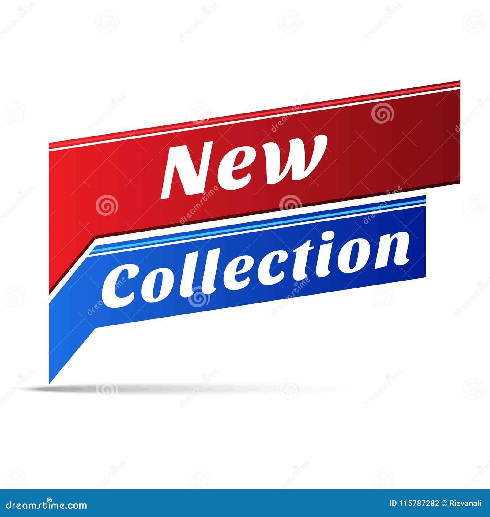 New Collection Vector Web Banner Design Stock Vector - Illustration of ...